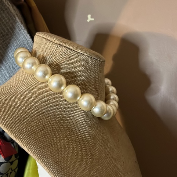 Jewelry | Faux Fat Pearl Choker Necklace | Poshmark
